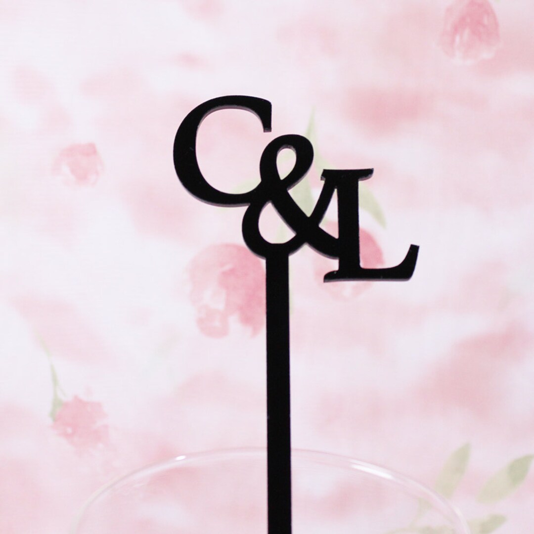 Personalized Drink Stirrers | Swizzle Sticks | Initials Tags Stir ...