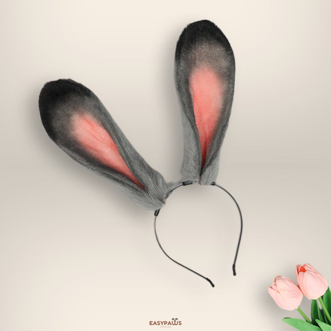 Furry Rabbit Ears , Fursuit Accessories , Fursuit Ears - Etsy