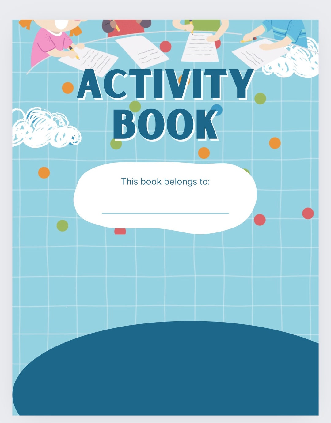 Kids Printable Activity Book - Etsy