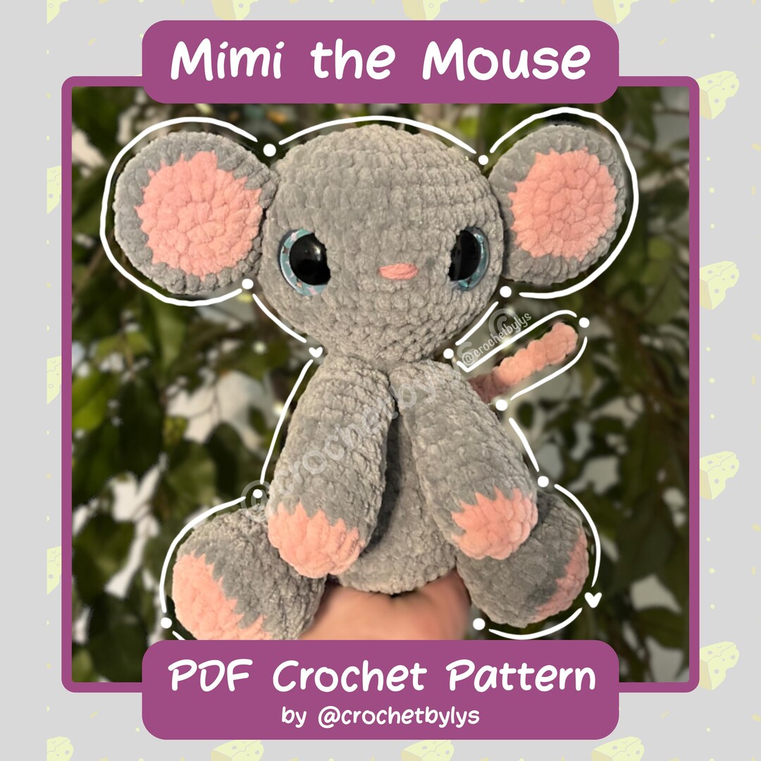 PDF CROCHET PATTERN - Mimi the Mouse Amigurumi Instructions - Etsy