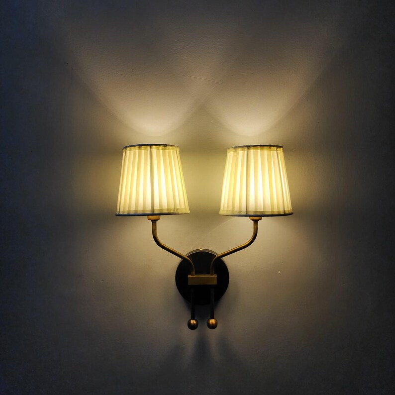 Illuminate in Style: Vintage-inspired Double Arm Wall Sconce - Etsy