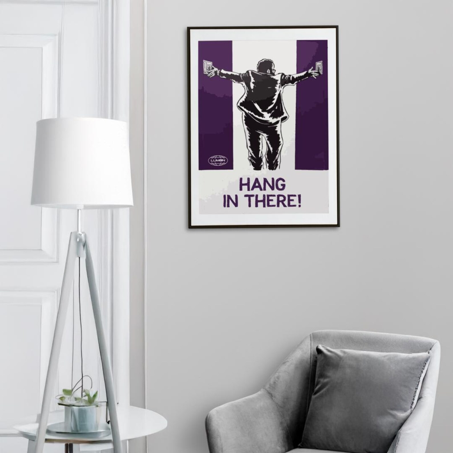 Severance Poster-hang in There-custom Poster-wall Art Print-home Decor ...