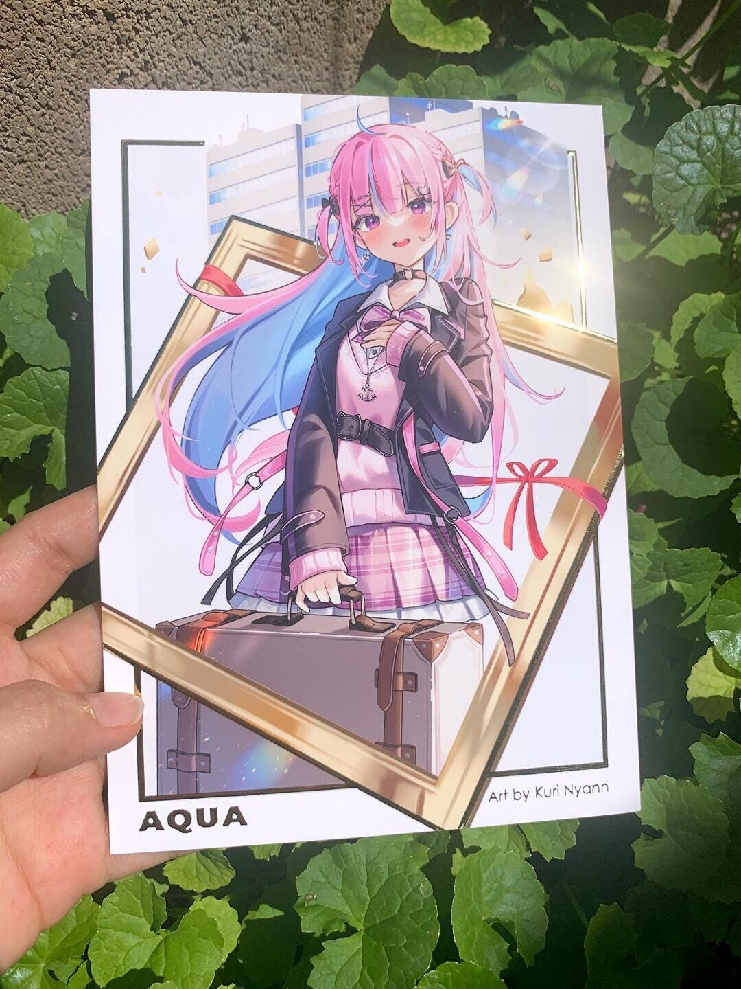Minato Aqua Graduation Poster Hololive Goldfolie Postkarte 5x7 - Etsy.de