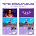 Purple Cyberpunk Stream Overlay Package, Animated Vertical Overlay ...