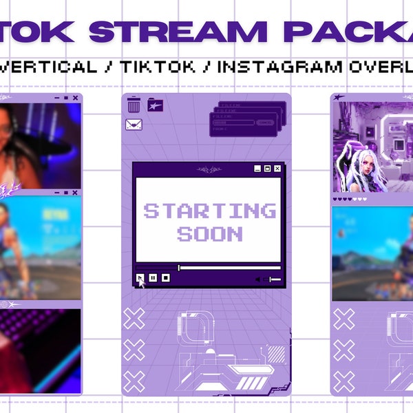 Stream Overlay For Tiktok Live Etsy