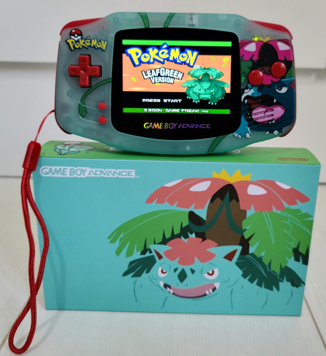Venasaur Nintendo Game Boy Advance Funny Playing V3 IPS Screen USB-C ...