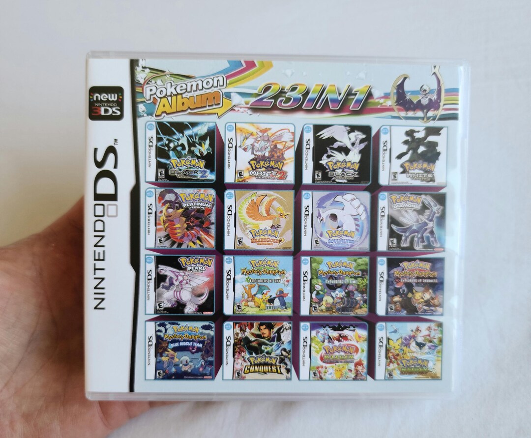 Pokemon Nintendo DS NDSL NDSi 2DS 3DS gb gba 39 en 1 cartouche de jeux en boîte - Etsy France