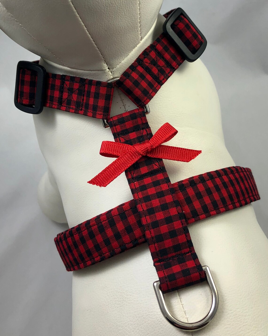 Dog Harness - Buffalo Plaid - Etsy