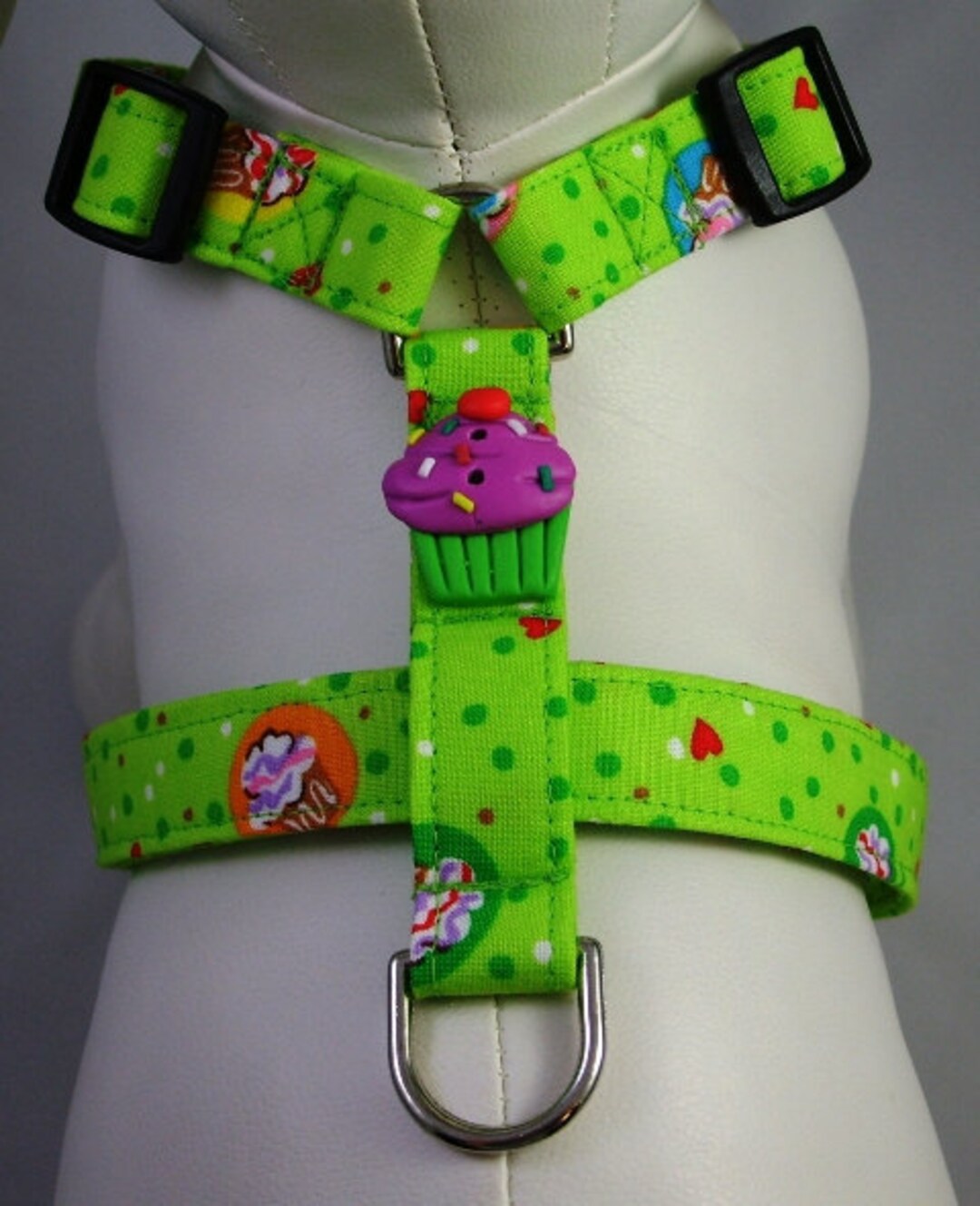 Dog Harness - Key Lime Cupcake - Etsy