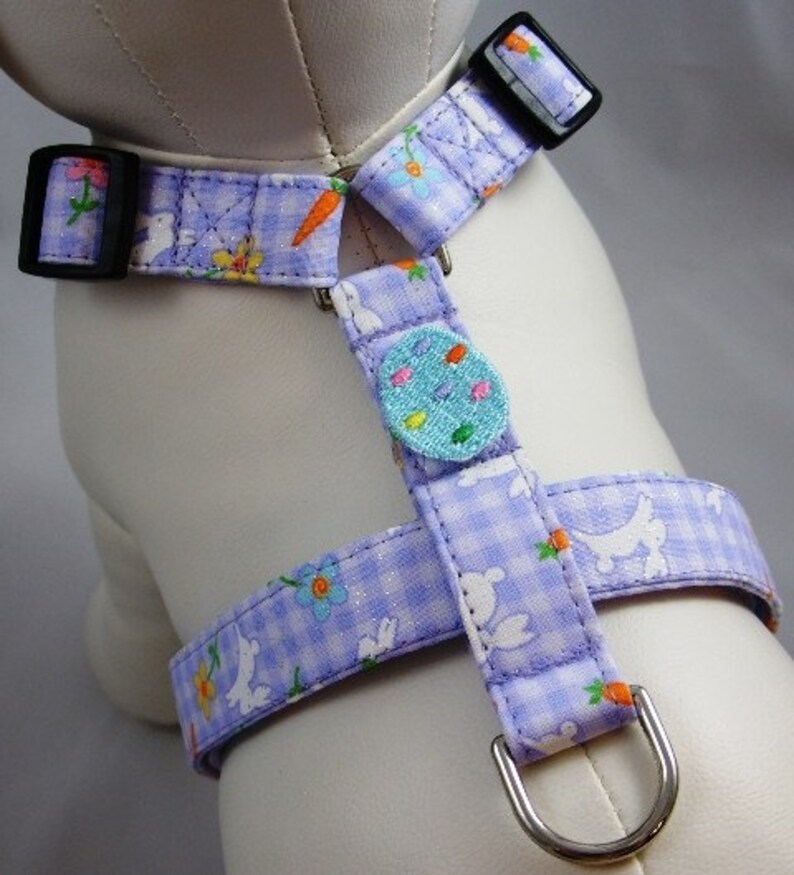 Dog Harness Easter Gingham - Etsy