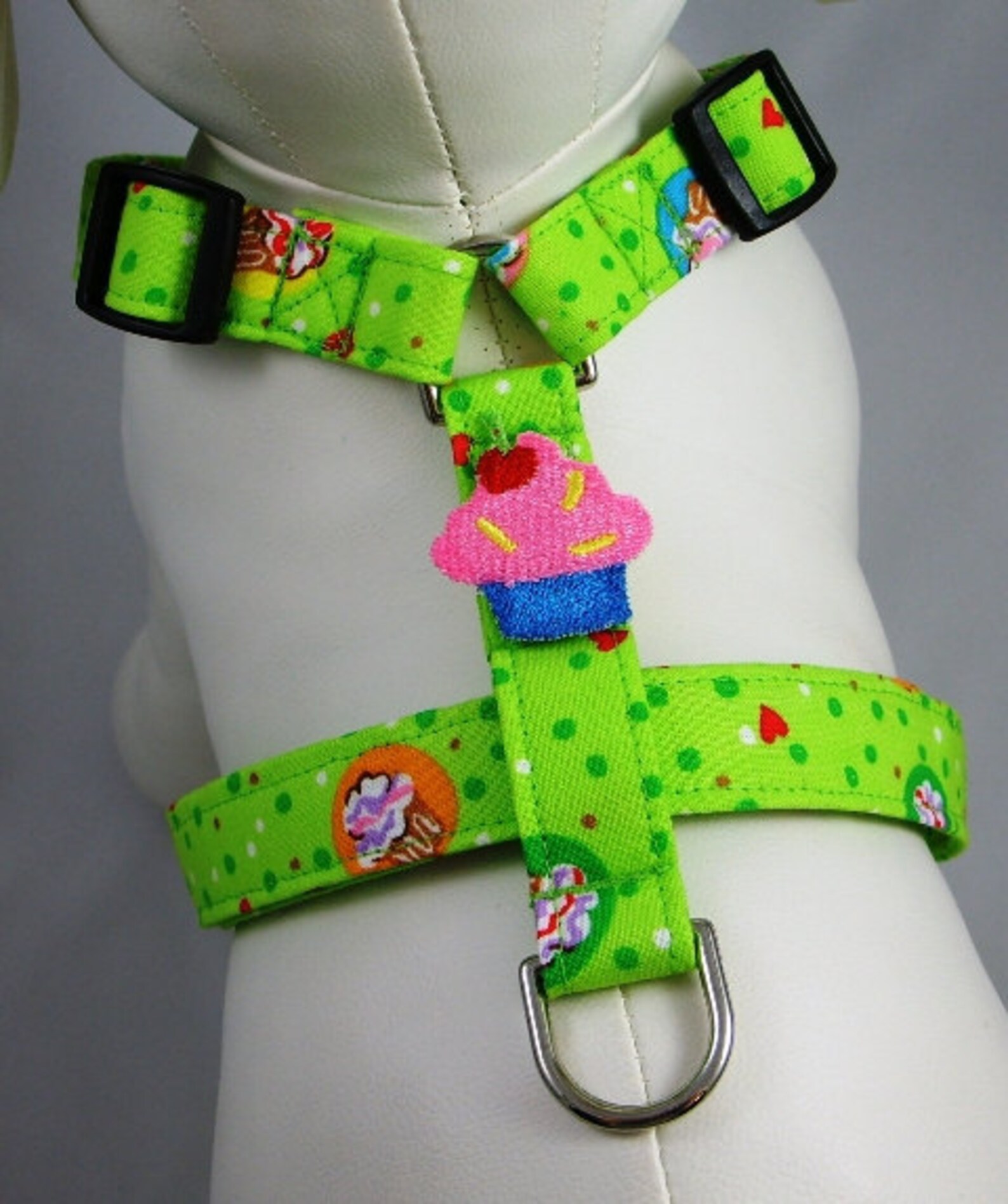 Dog Harness - Key Lime Cupcake - Etsy