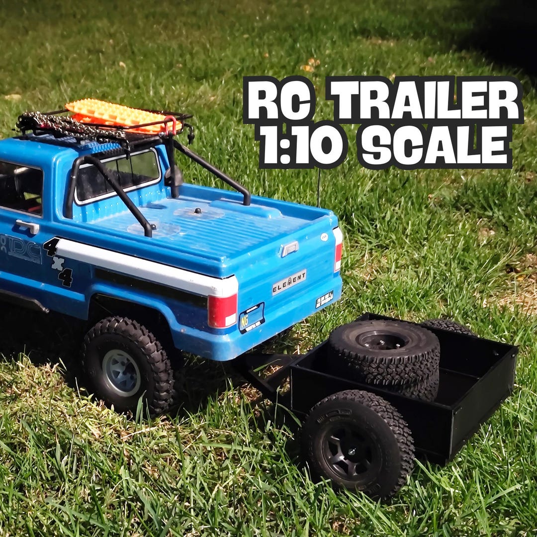 1:10 Scale RC Trailer With Working Tow Hitch - Etsy