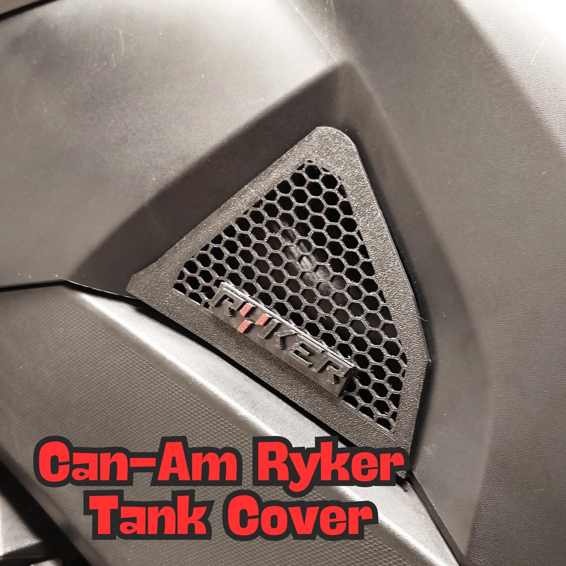 Can-am Ryker Rally Gas Tank Trim Mesh With Ryker Logo - Etsy