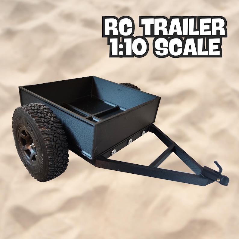 1:10 Scale RC Trailer With Working Tow Hitch - Etsy