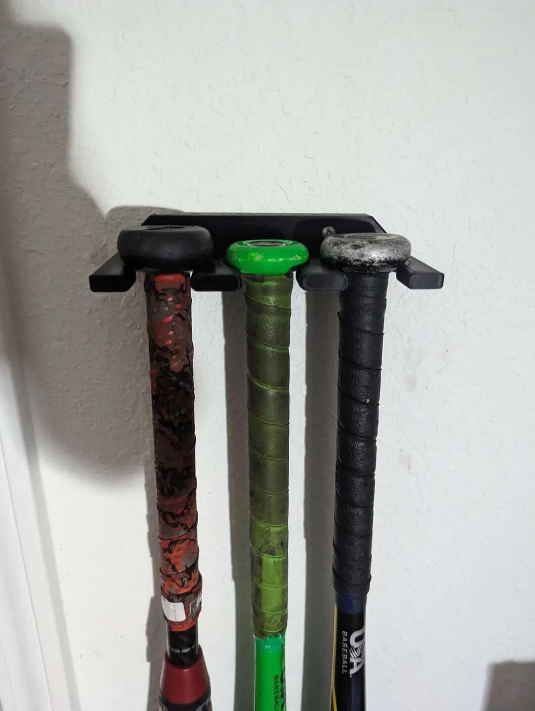 Baseball Bat Wall Holder (for 3 Bats) - Etsy