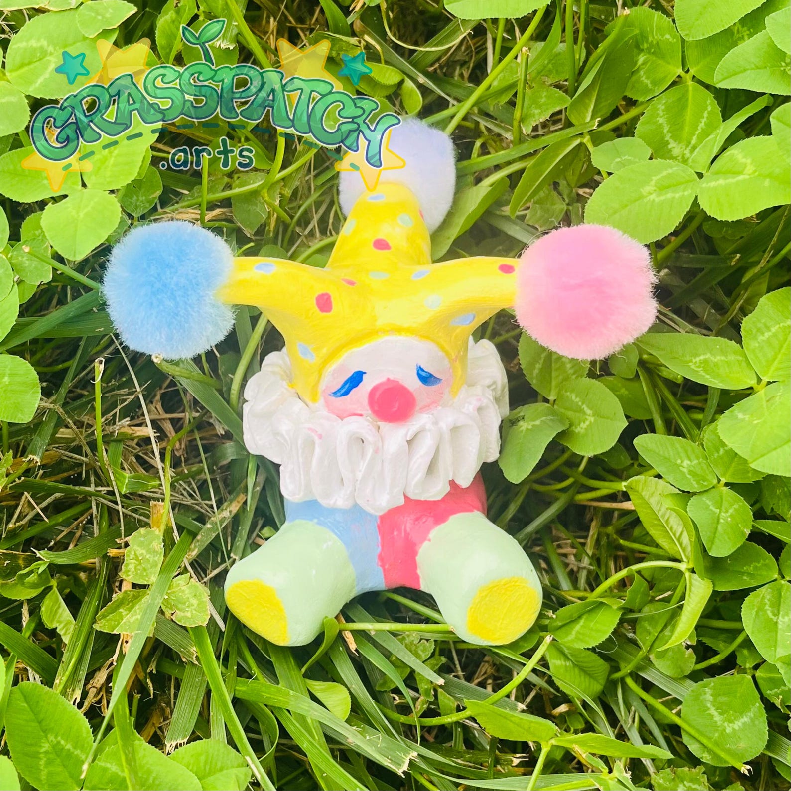 Silly Clown Clay Figures - Etsy
