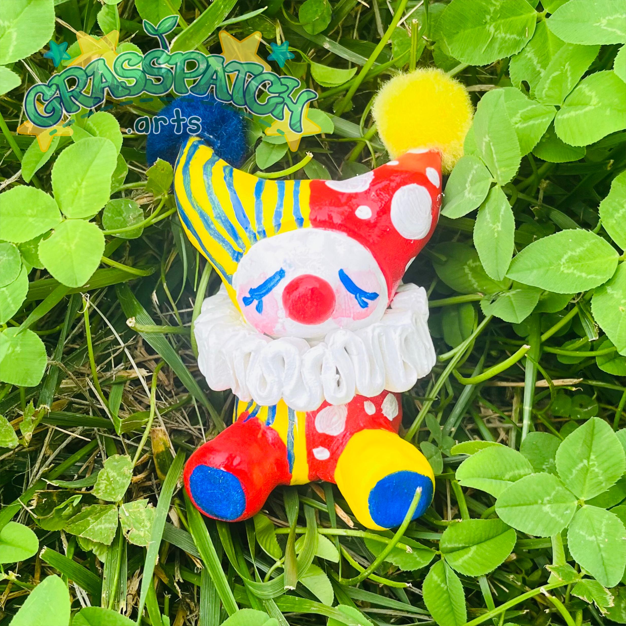 Silly Clown Clay Figures - Etsy