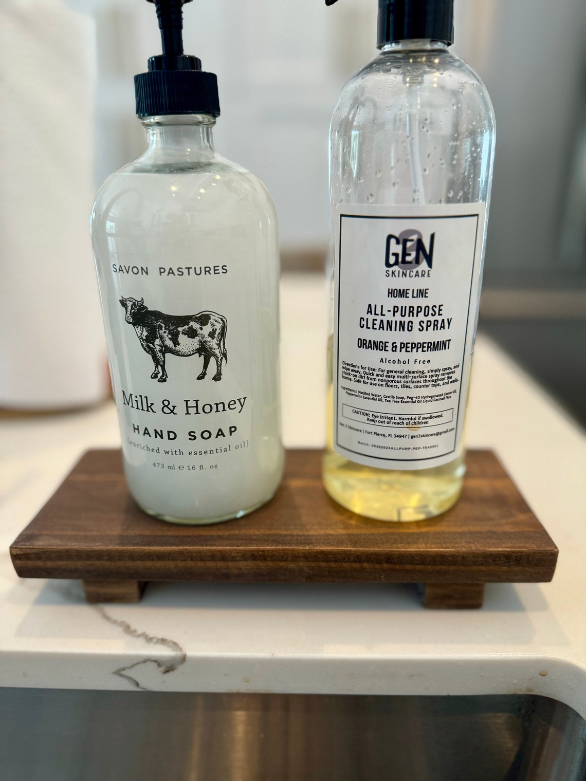 Farmhouse Pedestal Kitchen Decor Soap Tray Bathroom Decor - Etsy