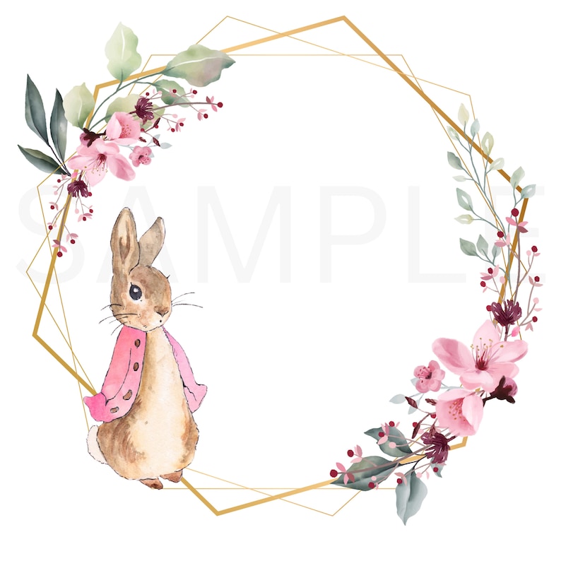 Flopsy Bunny, Floral,svg, PNG, Peter Rabbit, Beatrix Potter - Etsy