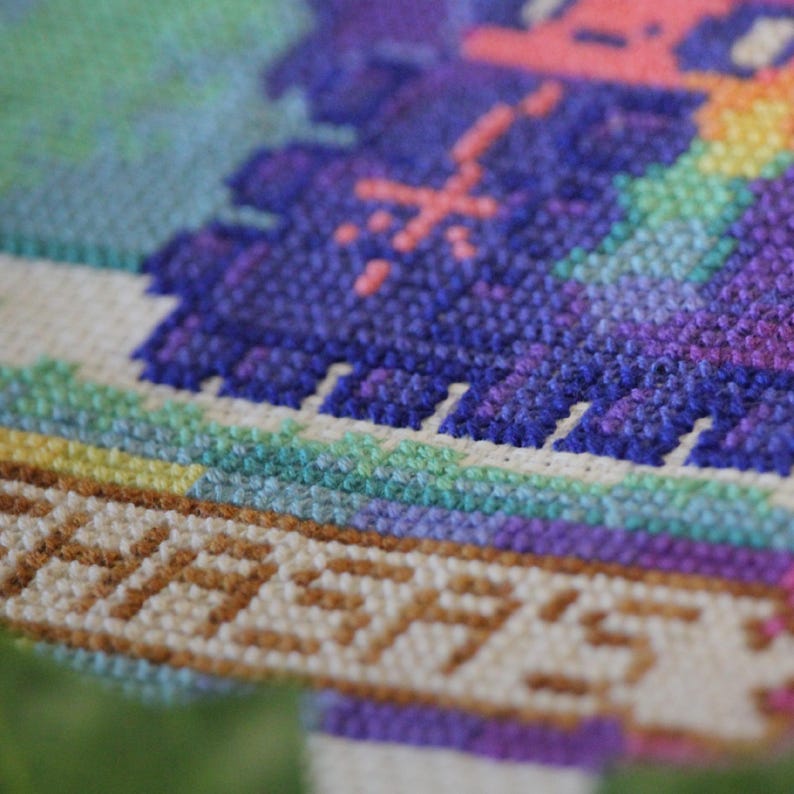 Rakshasa - Cult of the Lamb - Modern Cross Stitch Pattern - Digital PDF ...