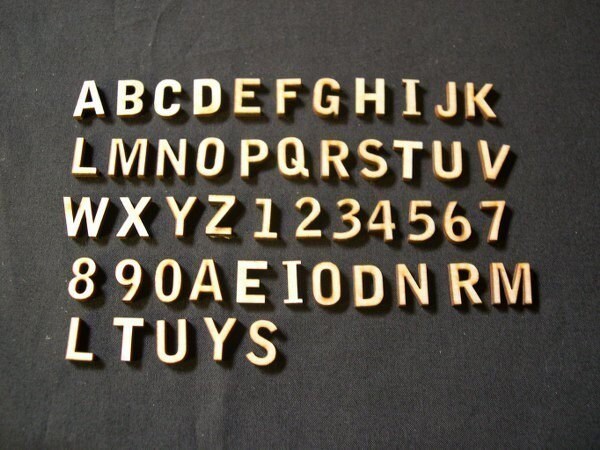 Wood Letters and Numbers 49 Laser Cut 1.5 Inch Pieces - Etsy