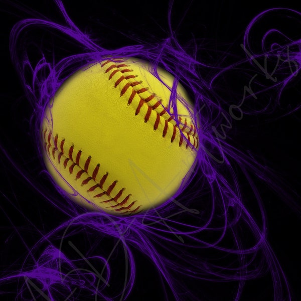 Softball Background - Etsy