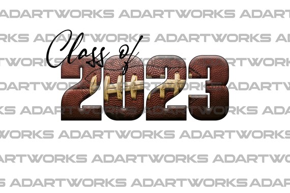 Football Class of 2023 Digital PNG Football Sublimation - Etsy