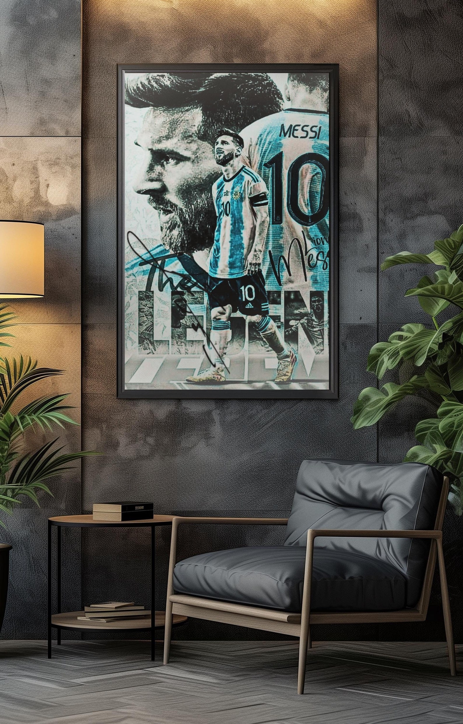 Canvas Studio Famous Lionel Messi Wall Art High Quality Sports Decor - Etsy