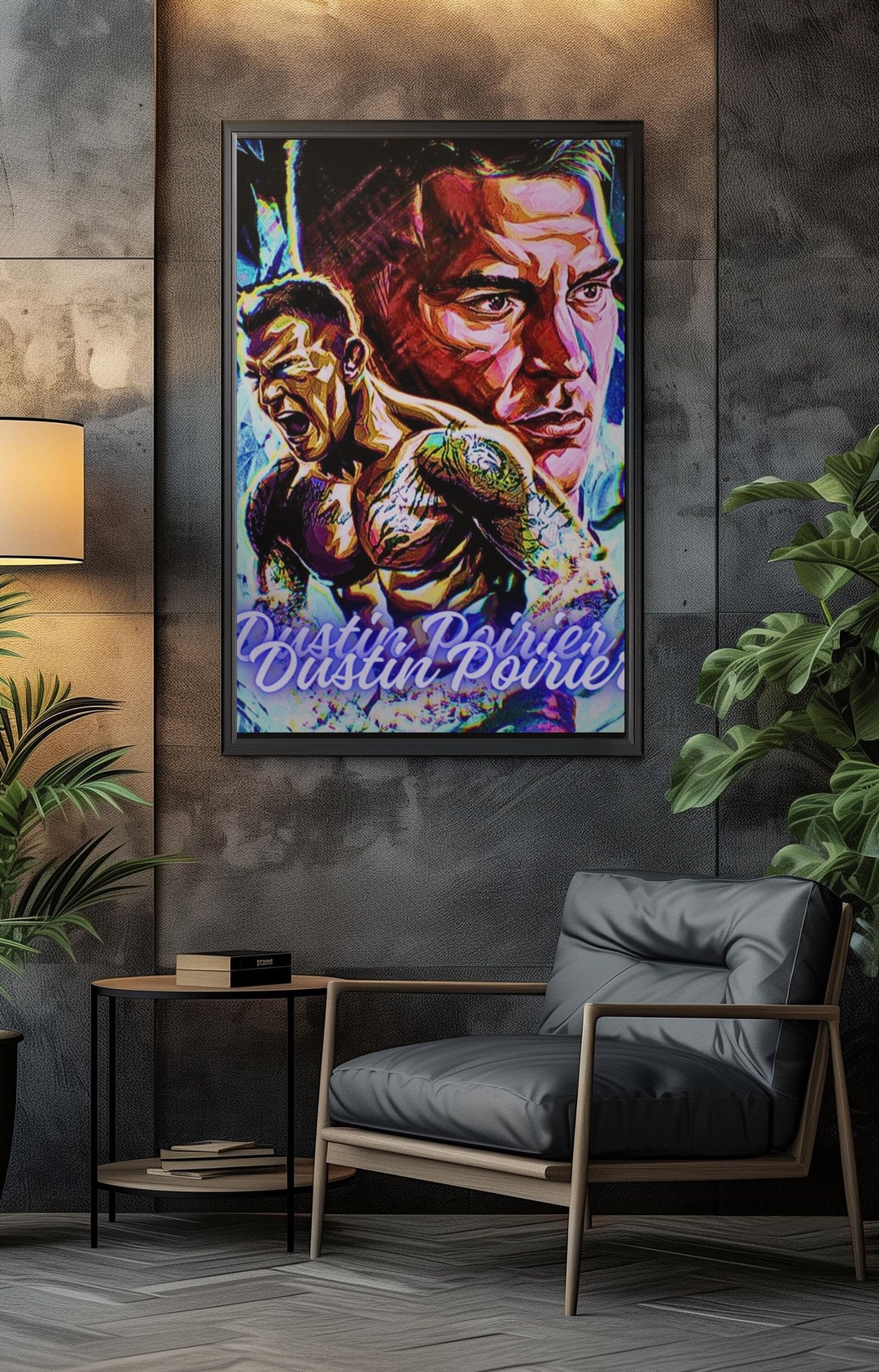 Canvas Studio Premium Dustin Poirier Canvas Print Legendary MMA Art - Etsy