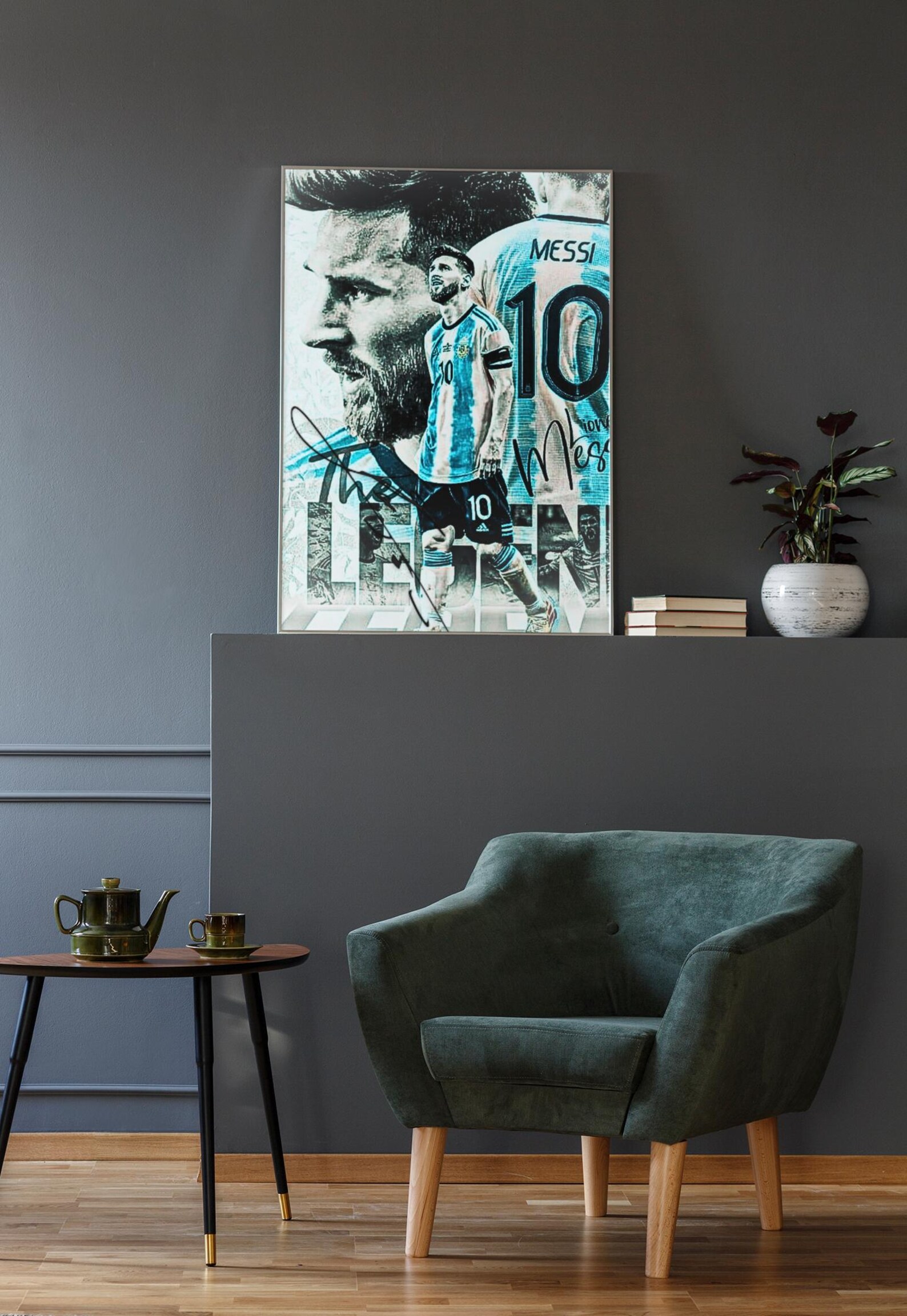 Canvas Studio Famous Lionel Messi Wall Art High Quality Sports Decor - Etsy