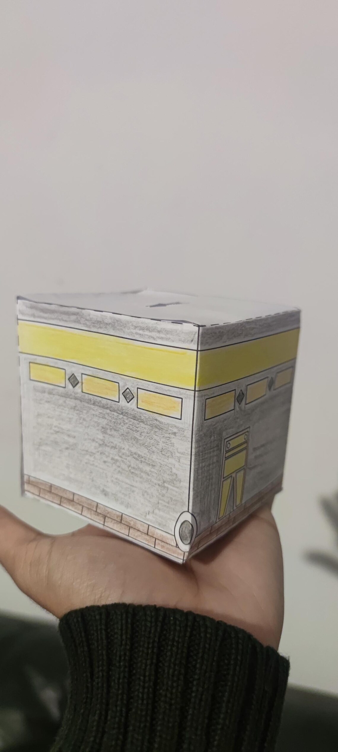 Ka'ba Sadaqah Box DIY Craft Template Kaabah Money Box A4 Digital File ...