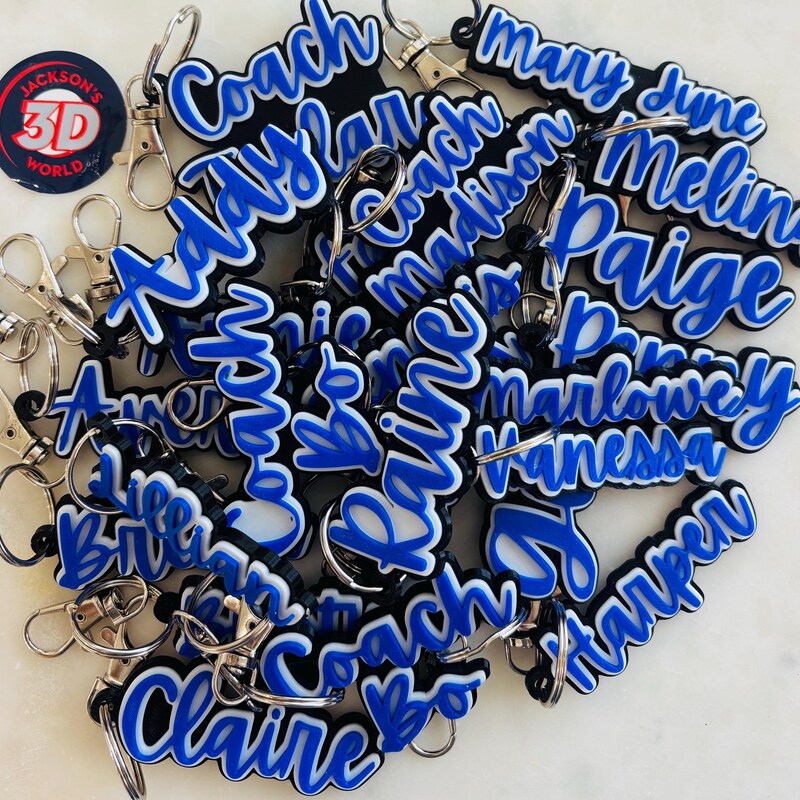 3d Printed Keychains - Etsy