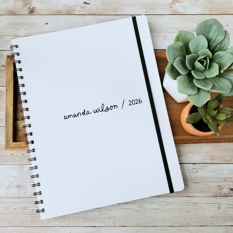 Recycled Paper 2026 Planner - Etsy