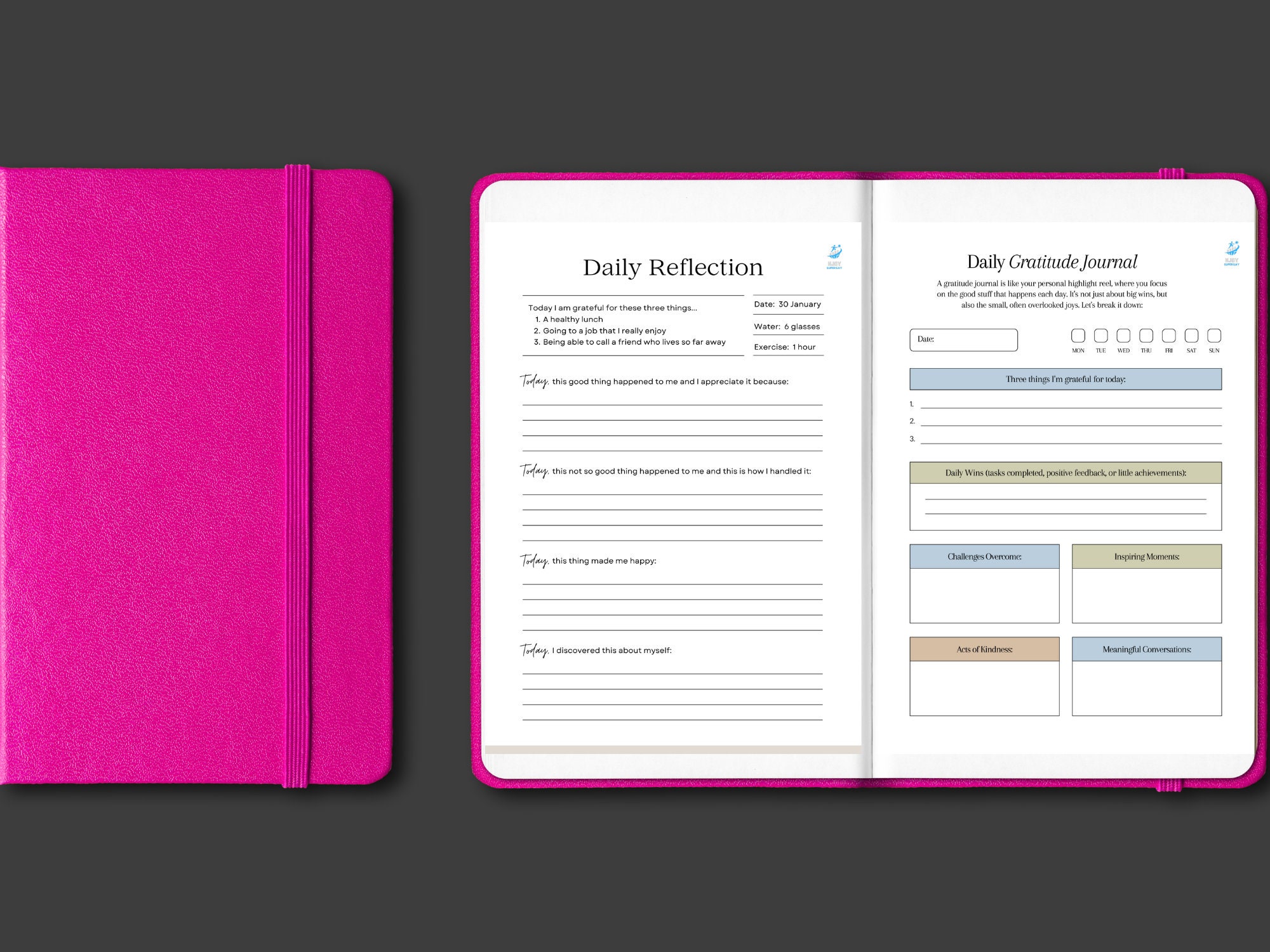 Inspirational Daily Gratitude Journal: Cultivate Positivity and Joy ...