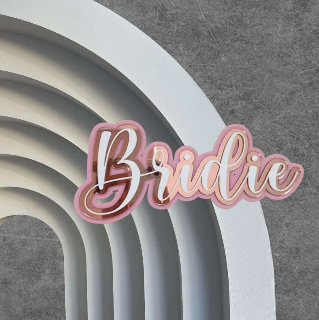 3D Triple Layered Signage - Etsy