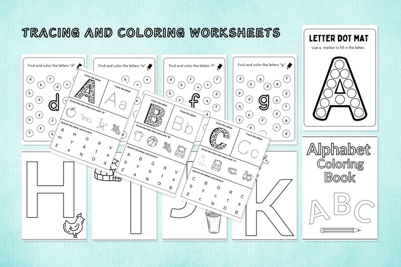 Letter of the Week Worksheets Printable Preschool Curriculum Alphabet ...