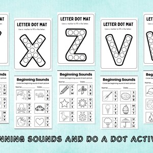 Letter of the Week Worksheets Printable Preschool Curriculum Alphabet ...