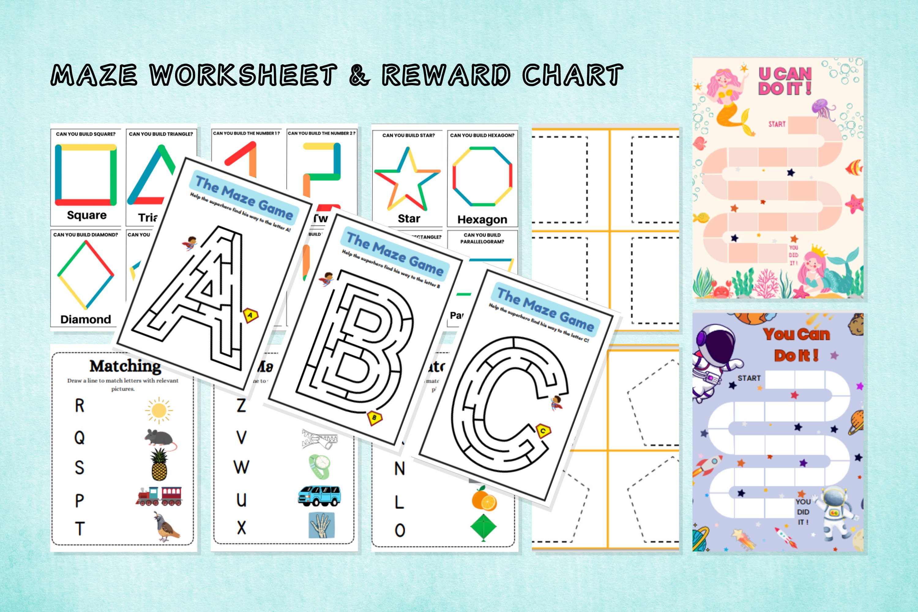 Letter of the Week Worksheets Printable Preschool Curriculum Alphabet ...