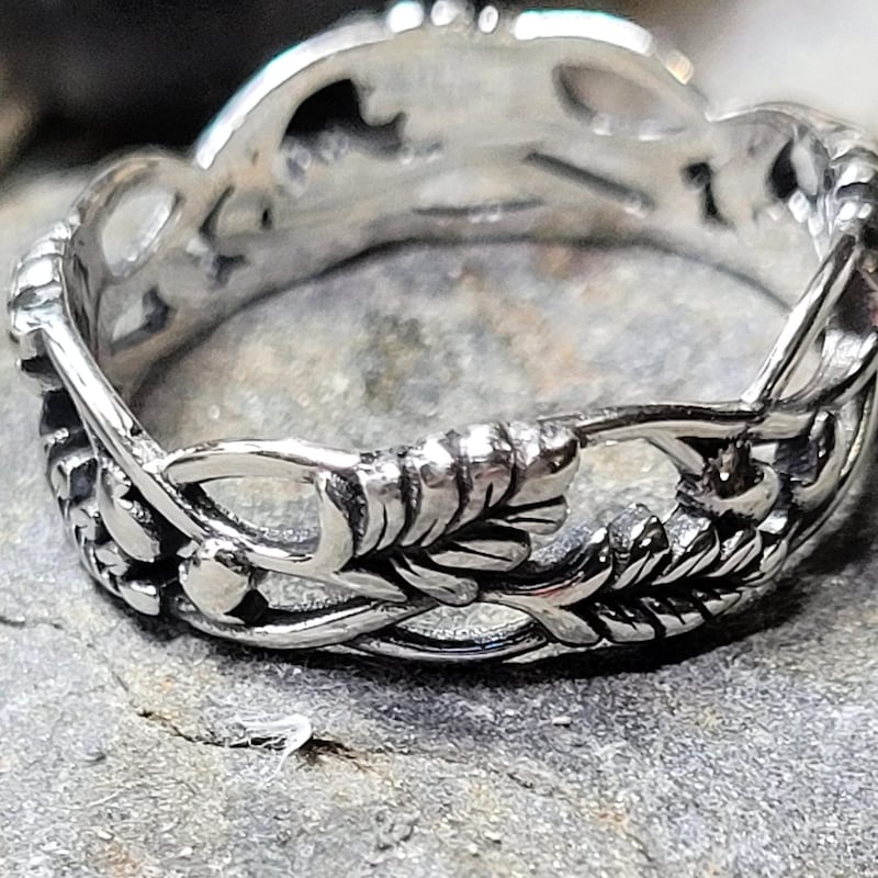 Vintage Grape Vine Ring - Etsy