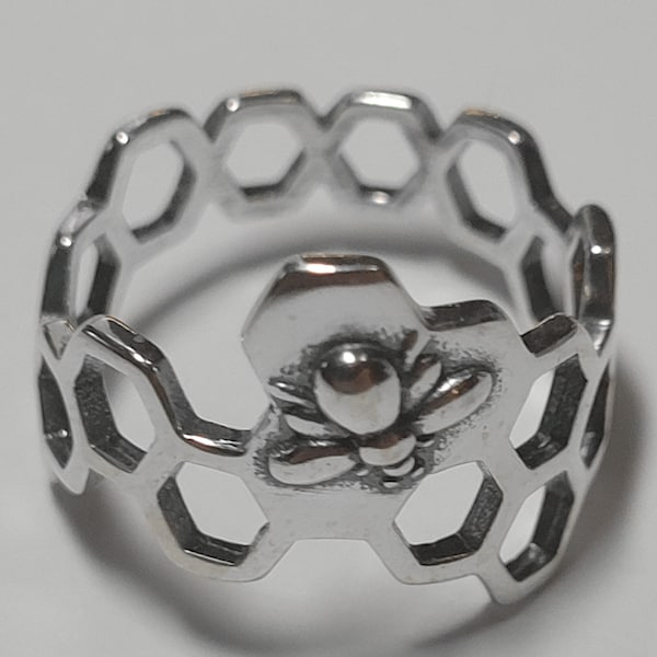 Honeycomb Ring - Etsy