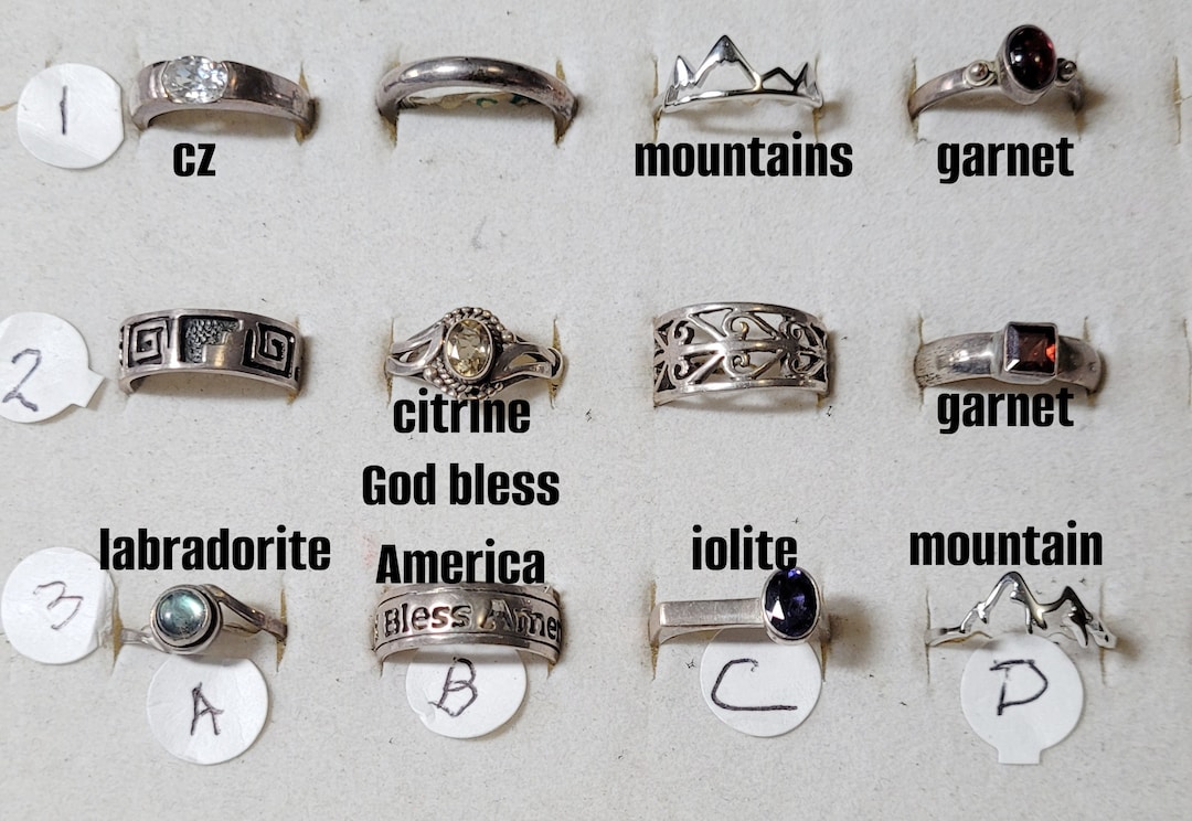 Size 6 Sterling Silver Ring New Vintage Wholesale - Etsy