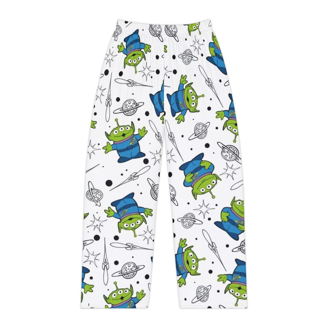 Toy Story Green Aliens Pajama Pants, Cute Character Print Sleepwear ...