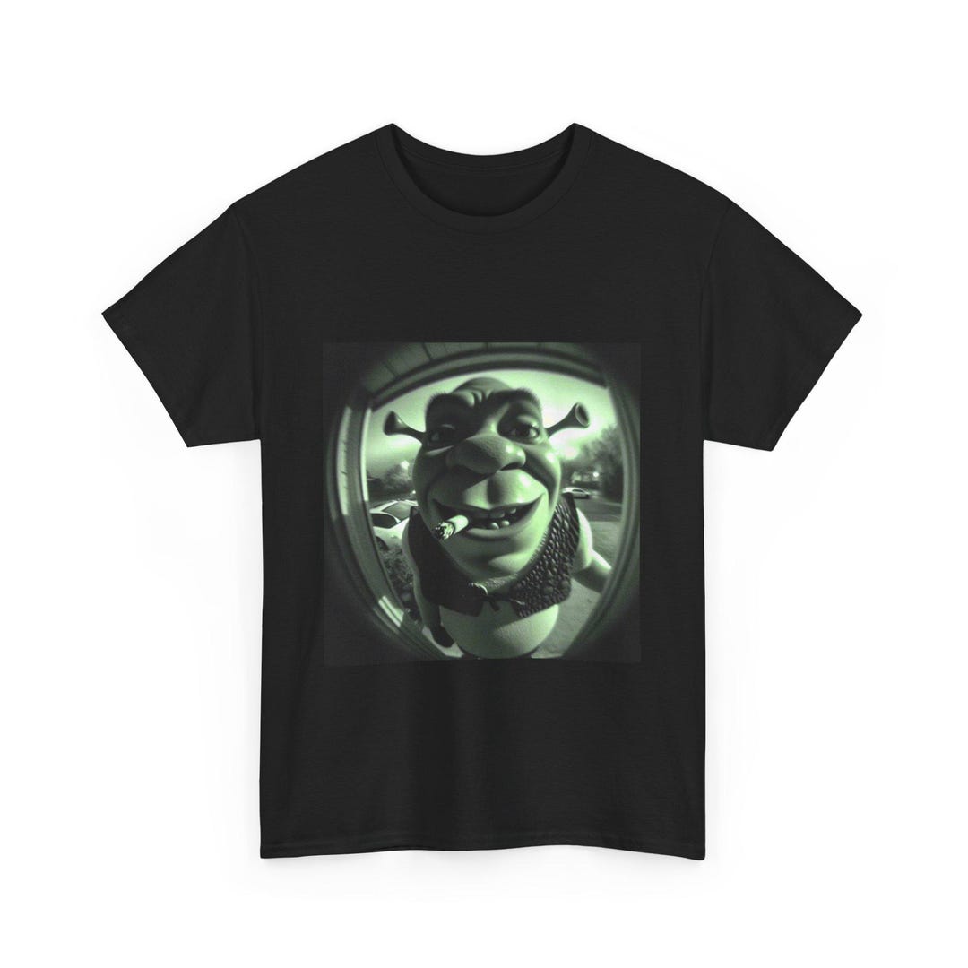 Shrek Graphic Tee, Funny T-shirt Gift, Cartoon Fan Apparel, Unique ...