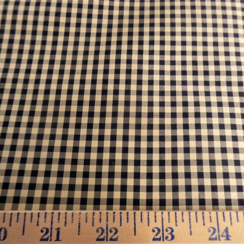 Silk Small Check Fabric - Etsy