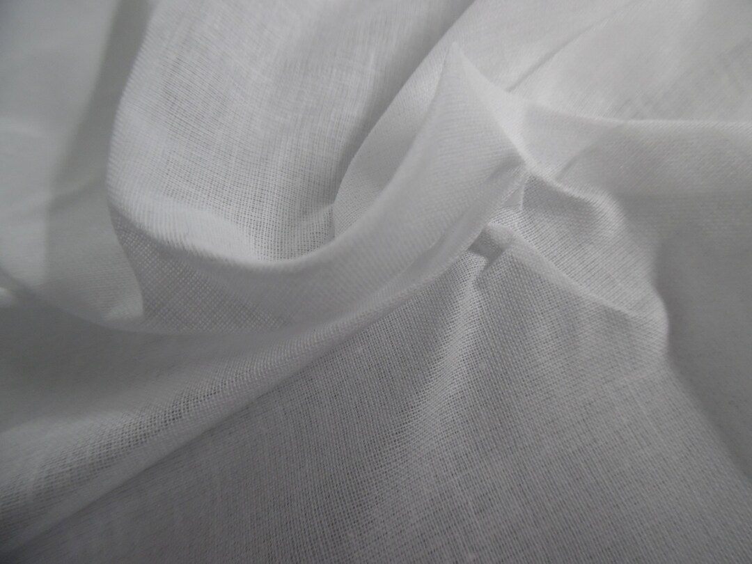 100% Cotton Organdy Whitestiff Handsemi Sheer18x56dolls - Etsy