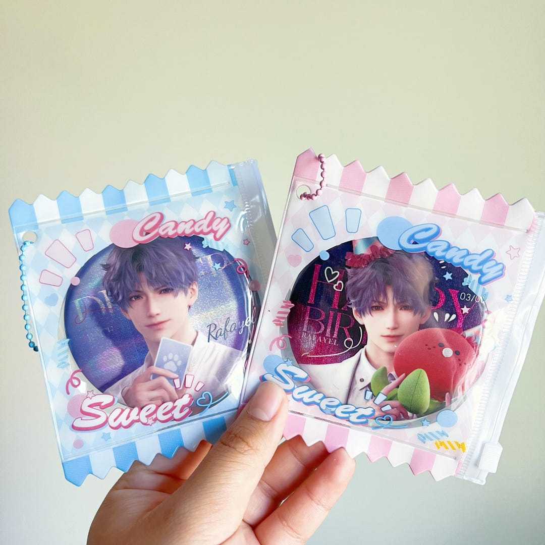 Anime Pin Badge Holder, Cute Pin Badge Protector, Pin Holder - Etsy