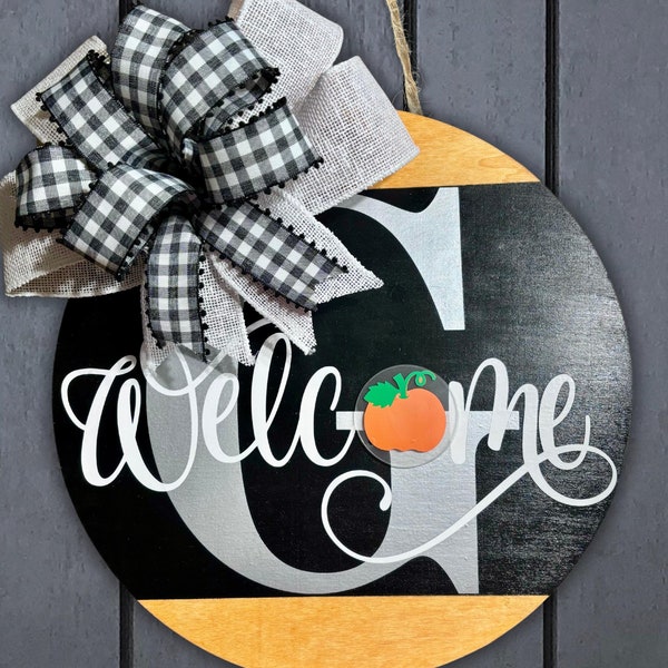 Interchangeable Welcome Sign - Etsy