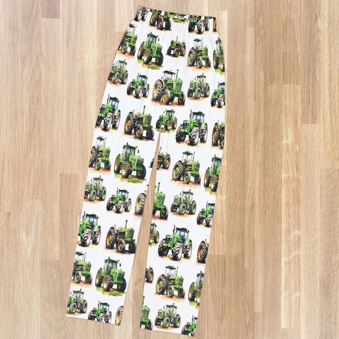Tractor Pajama Pants for Kids, Cozy Farm-themed Sleepwear, Perfect Gift ...
