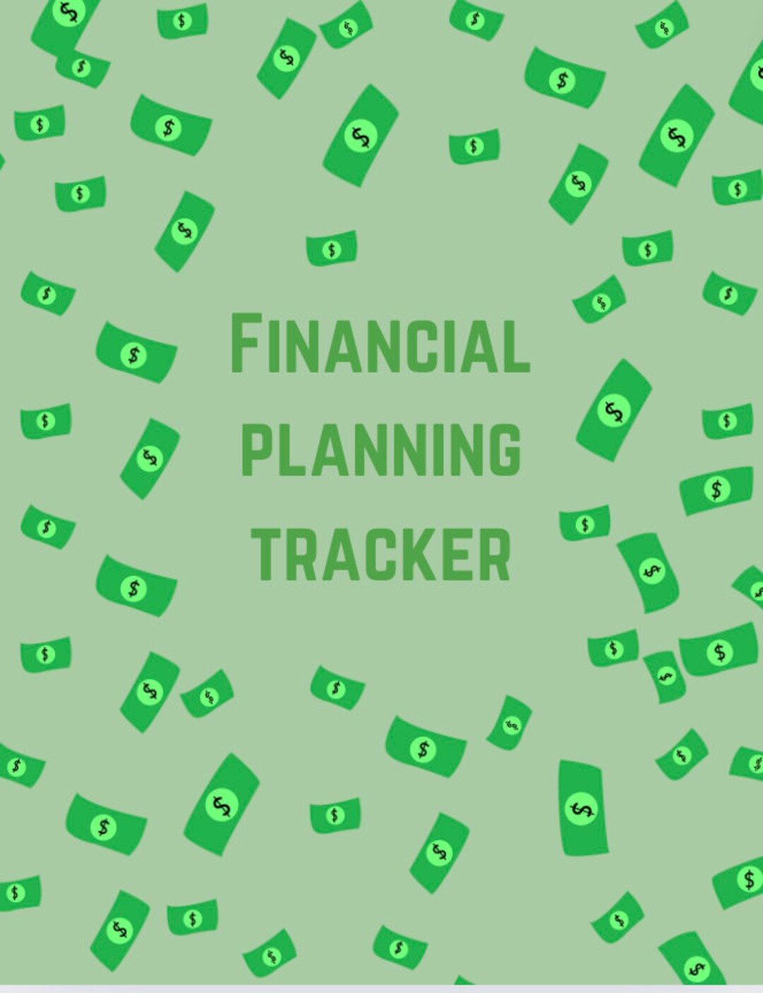 Aesthetic Finance Tracker and Journal - Etsy