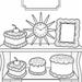 Sweet Dreams Coloring Pages, Printable Dessert Themed Coloring Book, 1 ...
